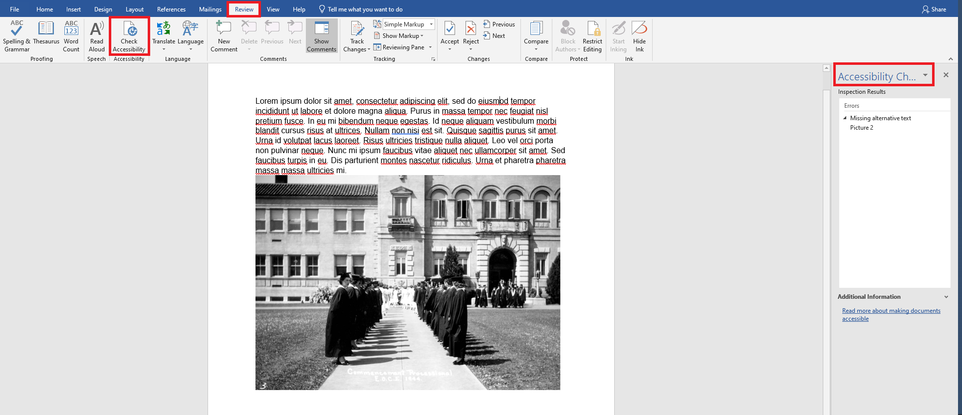 Accessible MS Word Documents | Digital Accessibility At Eastern Oregon University