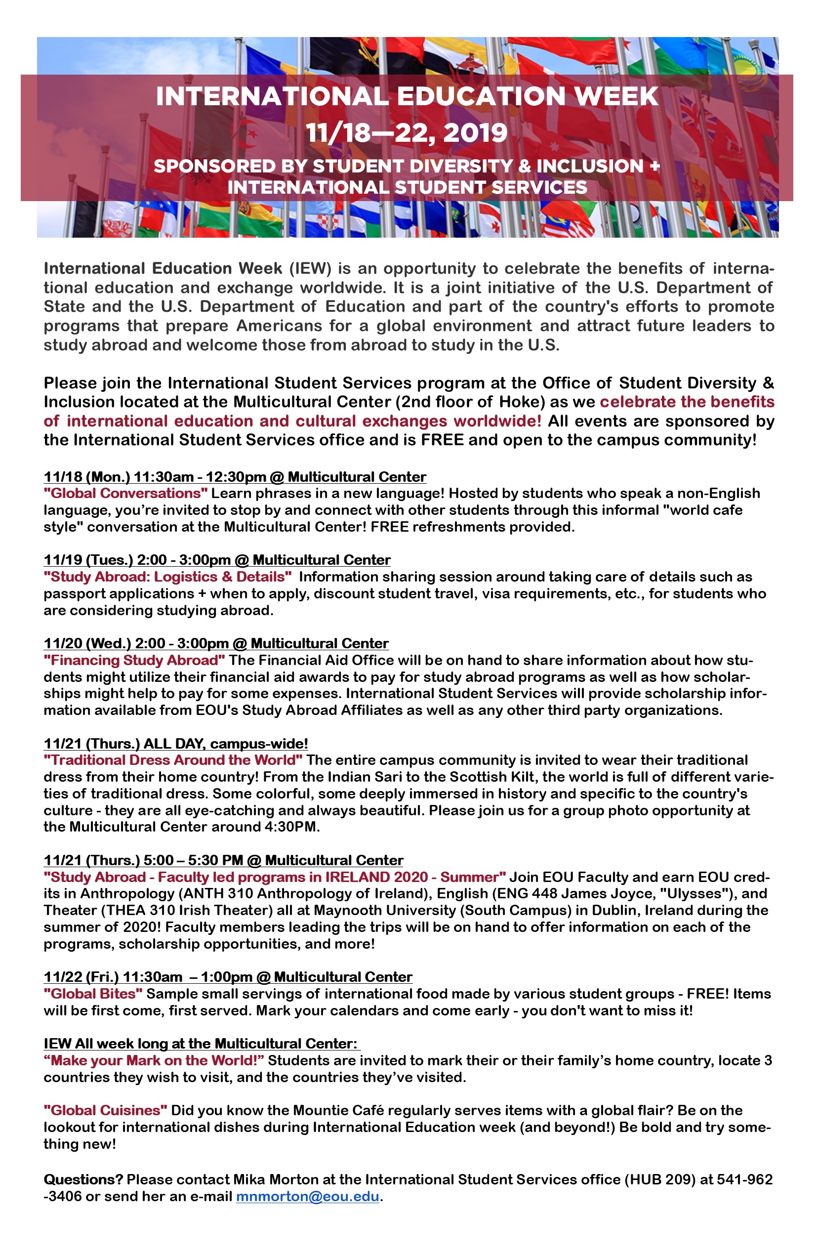 International Education Week | International Student Services